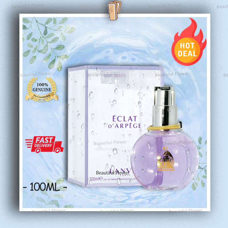 【100% Original】Lanvin Eclat d'arpege EDP Perfume For Women Lasting Fragrance Lady Pabango 100ml ...