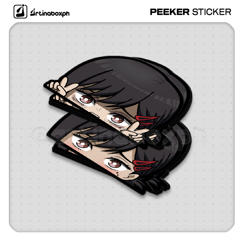 Kobeni Higashiyama - Chainsaw Man Peeker Sticker | Shopee Philippines