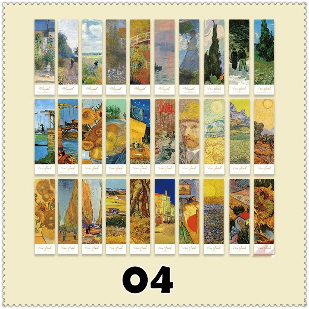 30Pcs/Set Warm Series Bookmarks Stationery School Office Supplies Best ...