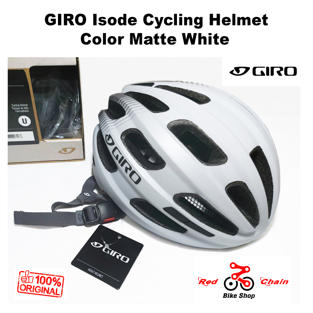 GIRO ISODE Cycling Helmet for MTB and Road, Color Matte White ...