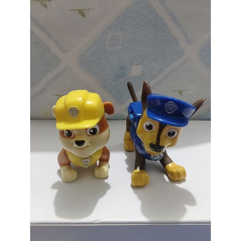 Paw Patrol Rescue Chase Rubble Dog Figures | Shopee Philippines