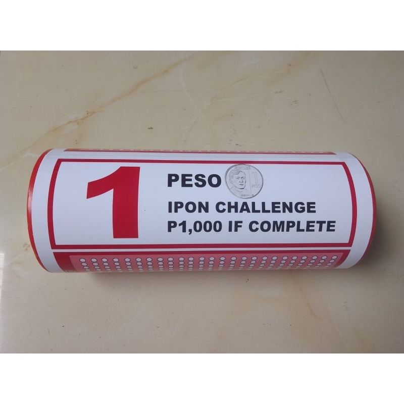 MDS Peso Coins Ipon Challenge Alkansya 9inches Coinbank ( 1 5 10 ...
