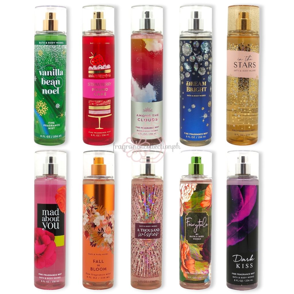 Bath and Body Works Authentic Fragrance Mist 236ml from USA Original ...