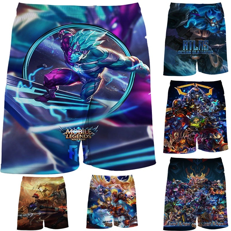 Mobile Legends Boy's Short for MENS Beach Game Shorts | Shopee Philippines