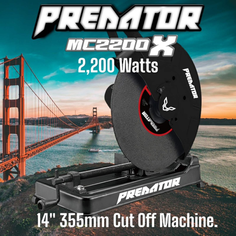 Predator USA Cut off machine 2,200watts 14" 355mm MC2200X model ...