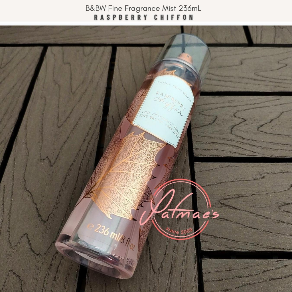 Bath and Body Works Fragrance Mist Raspberry Chiffon 236mL (sold each ...