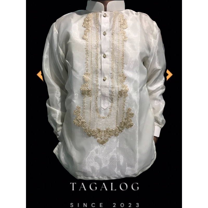 Barong Tagalog (Cream or Beige) | Shopee Philippines