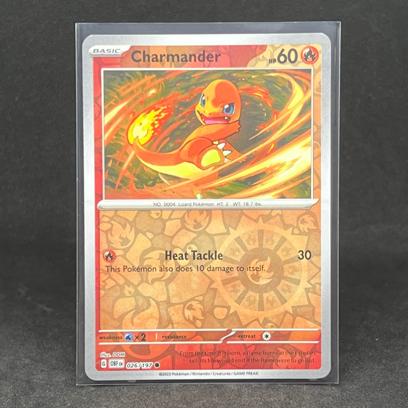 Pokemon TCG Charmander 026/197 2023 Scarlet & Violet Obsidian Flames ...