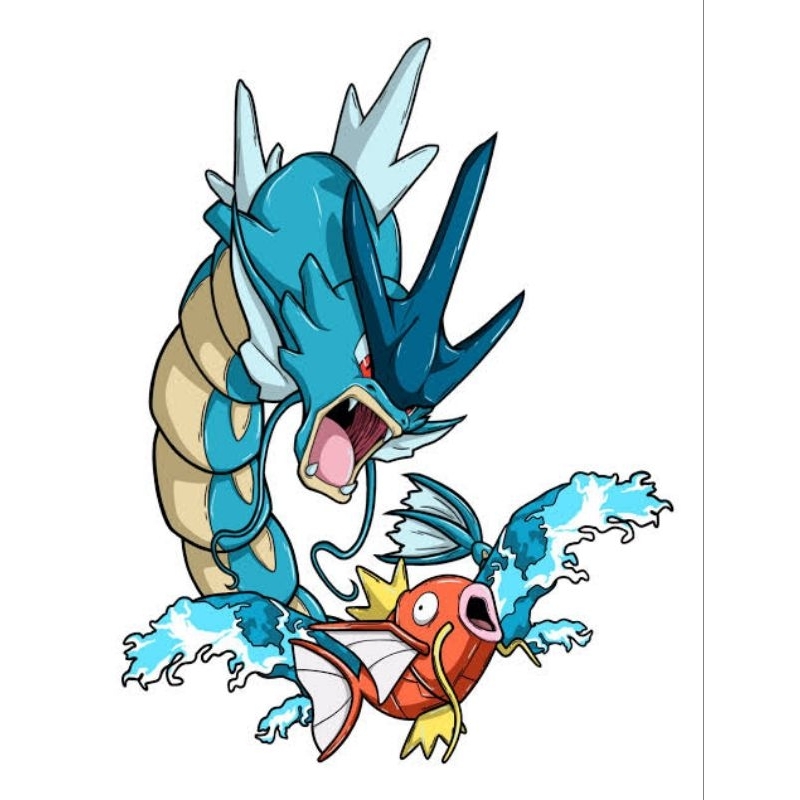 Magikarp & Gyarados Pokemon Cards TCG (1st Gen Pokemon) | Shopee ...