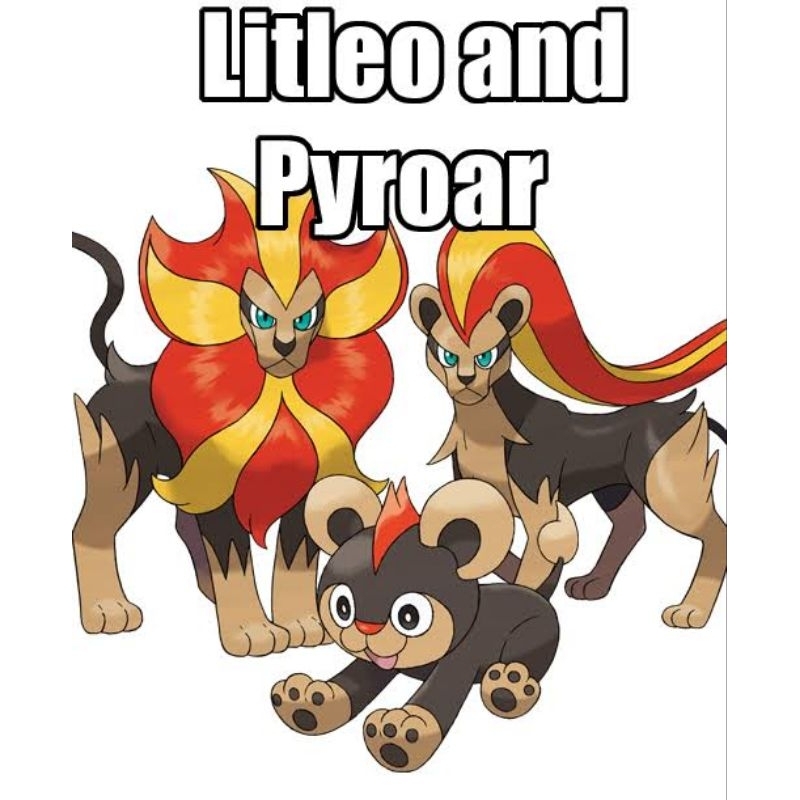 Litleo & Pyroar Pokemon Cards TCG (6th Gen Pokemon) | Shopee Philippines