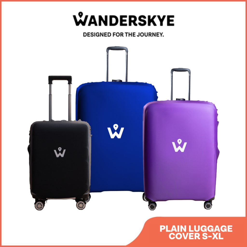 Wanderskye Luggage Cover - Plain (Small to Extra Large) | Shopee ...
