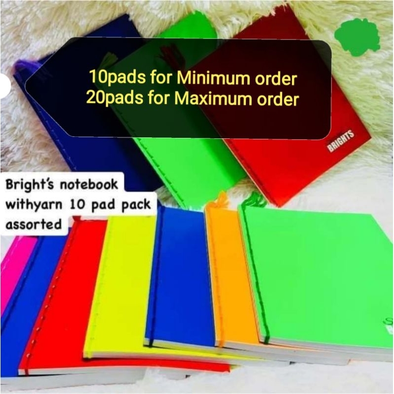 Notebook/Writing Notebook(10pcs) assorted(bubbles, Hots, Inspire ...