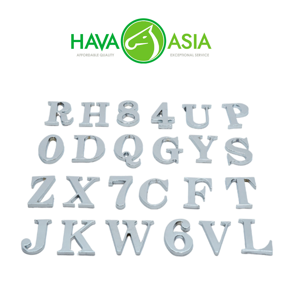 HavaAsia House Letter Small 45mm(Code: House letter) | Shopee Philippines