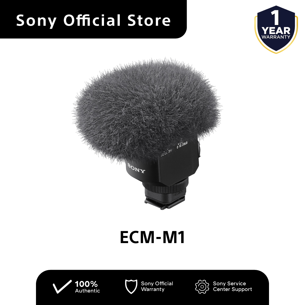 Sony ECM-M1 Compact Camera-Mount Digital Shotgun Microphone | Shopee Philippines