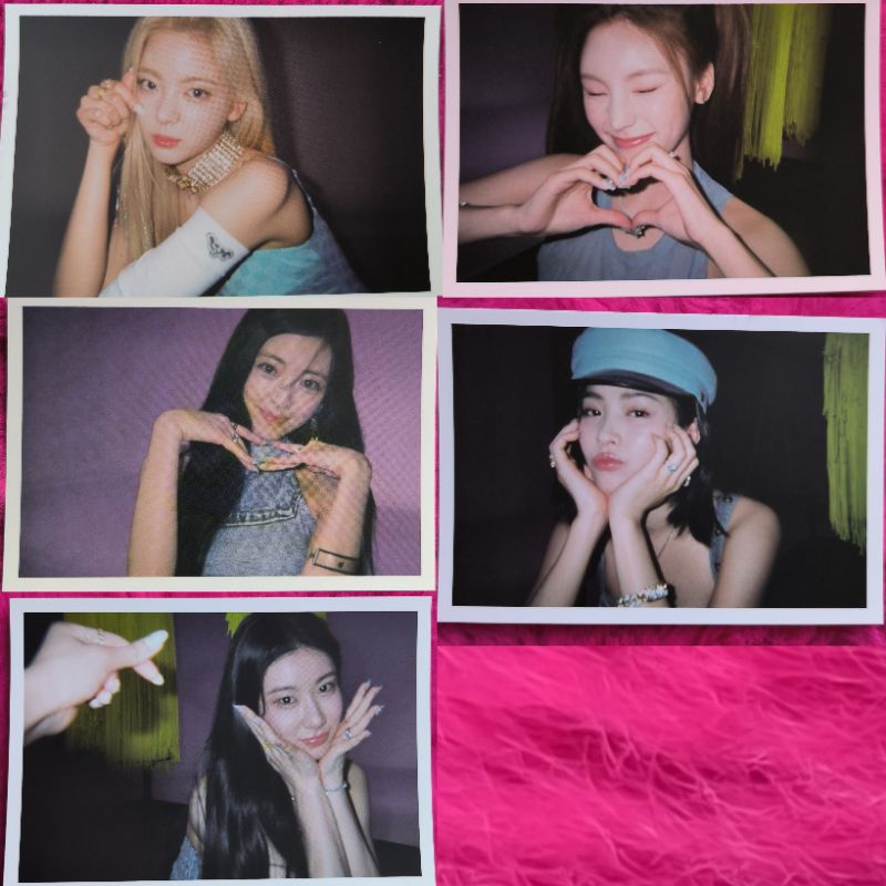 ONHAND ITZY KILL MY DOUBT OFFICIAL POSTCARD BOOKMARK PIC STICKER TICKET ...