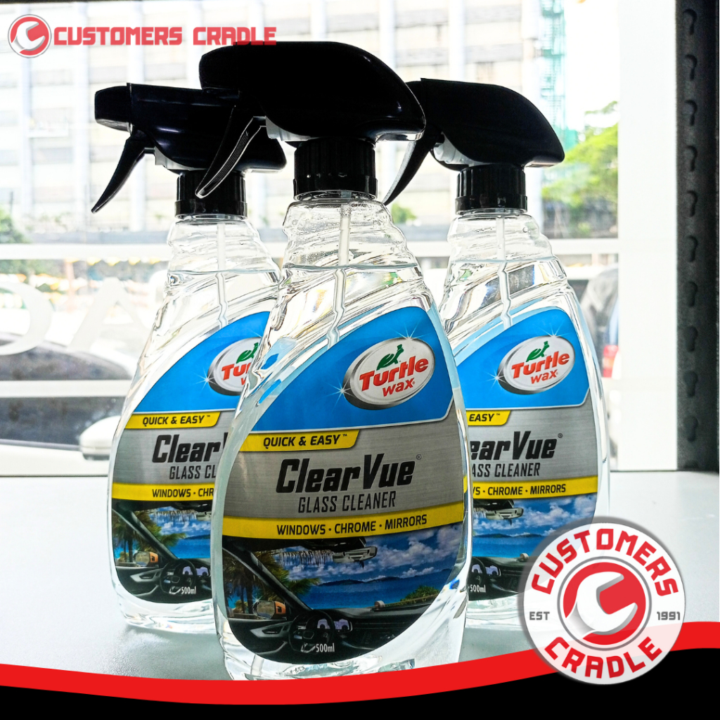 Turtle Wax ClearVue Glass Cleaner (500 ml) | Shopee Philippines