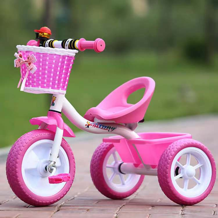 Children's tricycle for kids pedal bicycle stroller bike for baby Ride ...