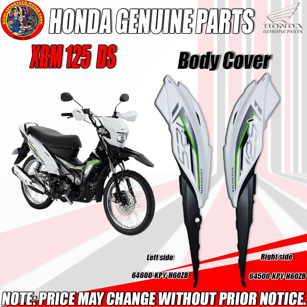 XRM 125 Dual Sport BODY COVER (HPI) (GENUINE: Left- 64600-KPY-H00Z ...