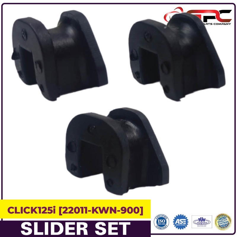 GPC CLICK125i V.1, 2, 3 [Honda] CVT Pulley Slider Set / Slide Piece [1 ...
