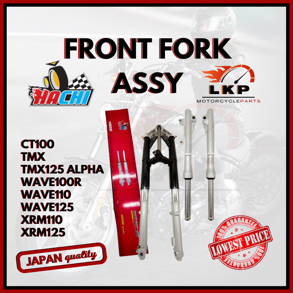 HACHI MOTORCYCLE FRONT FORK ASSY XRM110 / XRM125 / WAVE125 / WAVE110 ...