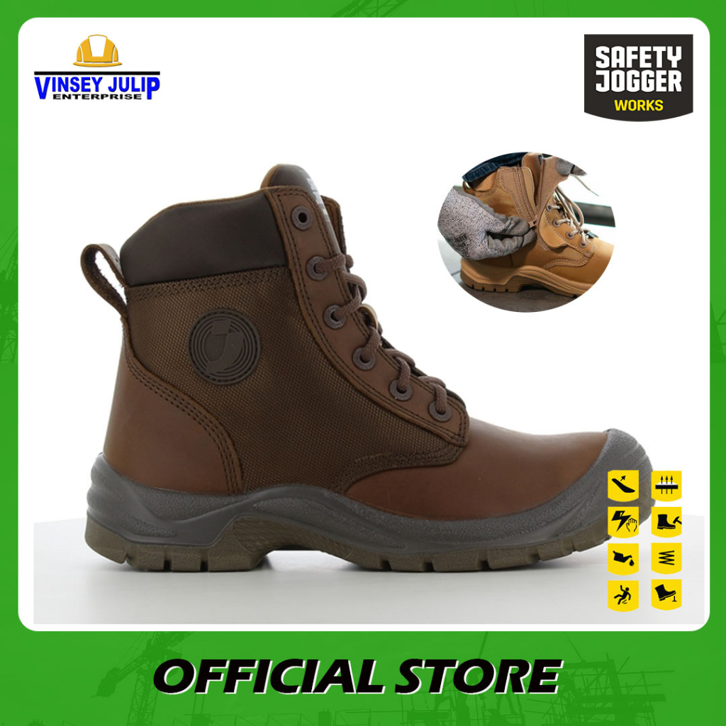 Safety Jogger Rush S3 SRC Safety Shoes, Steel Toecap, Slip Resistant ...