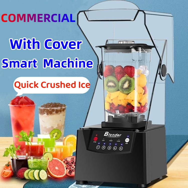 Ice Blender Commercial Blender with Cover for Smoothie/Shakes /Juice ...