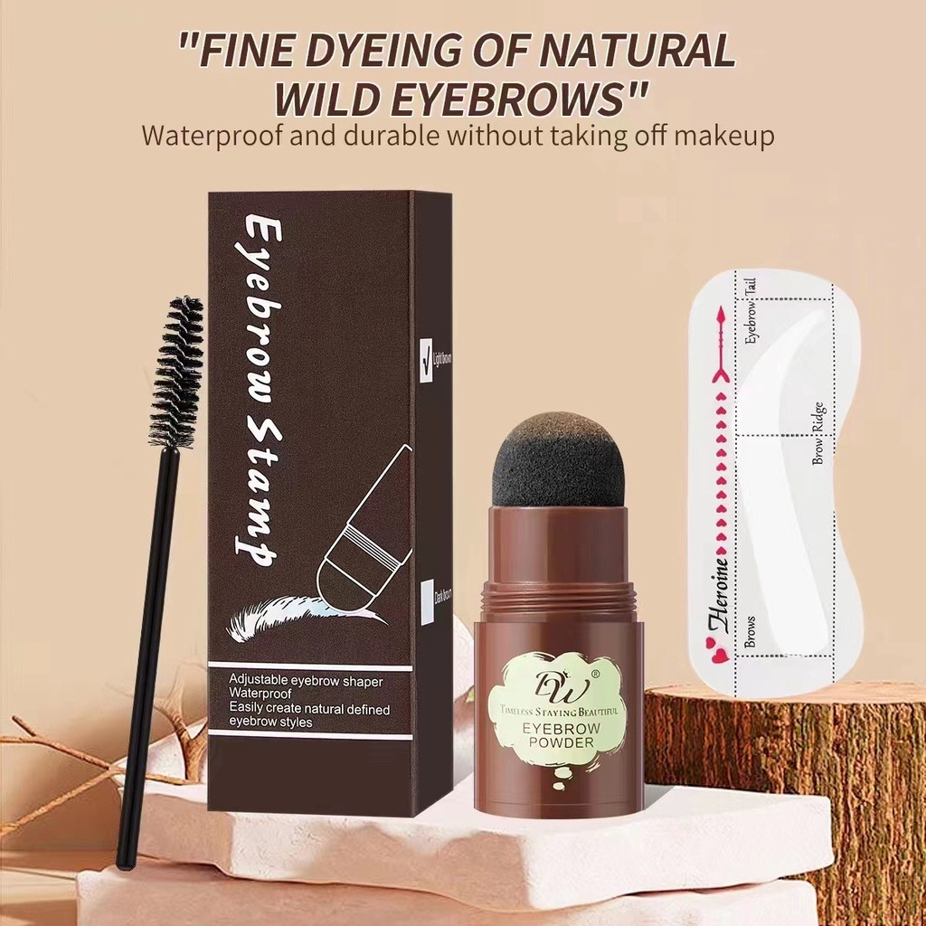 DW Eyebrow Stamp styling kit-eyebrow Free Eyebrow Stencils and brush ...