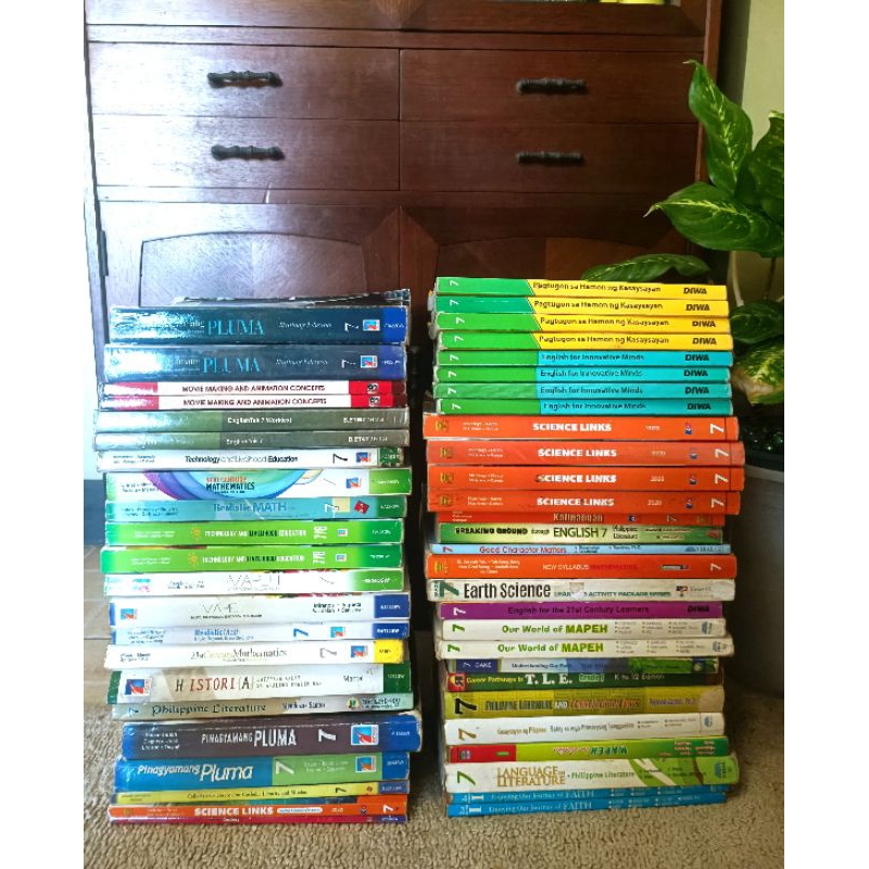 Grade 7 Junior High School Textbooks, preloved | Shopee Philippines