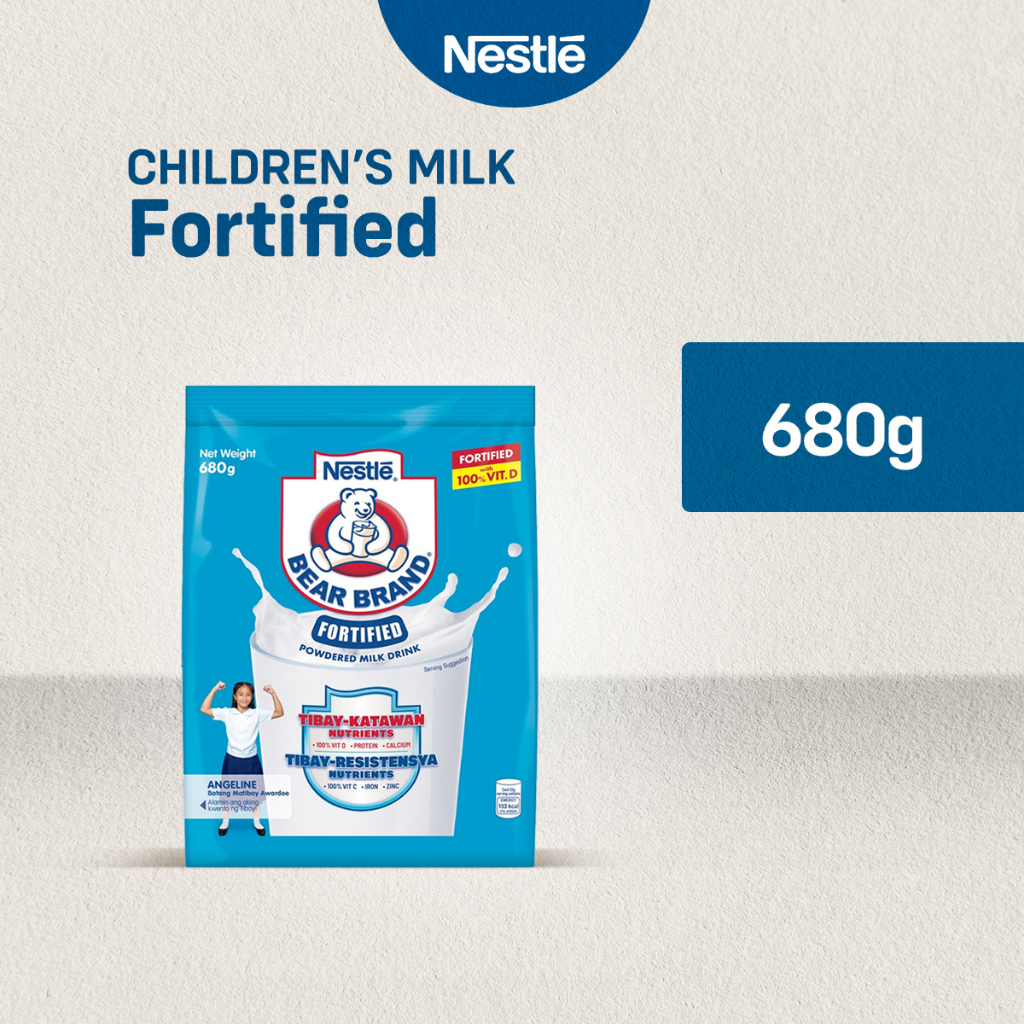 Bear Brand Fortified Powdered Milk Drink 680g | Shopee Philippines