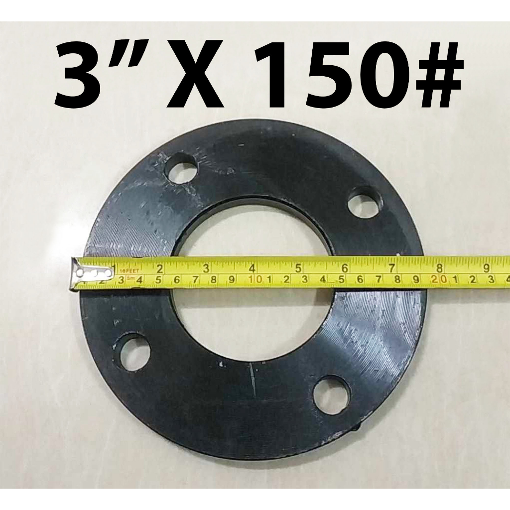 BI SLIP ON FLANGE 3" X 150# FLAT FACE BLACK IRON