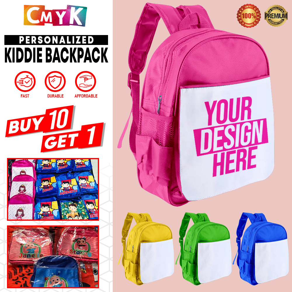 Personalized Kids Backpack Changeable Character Gift Ideas Kiddie Bags ...