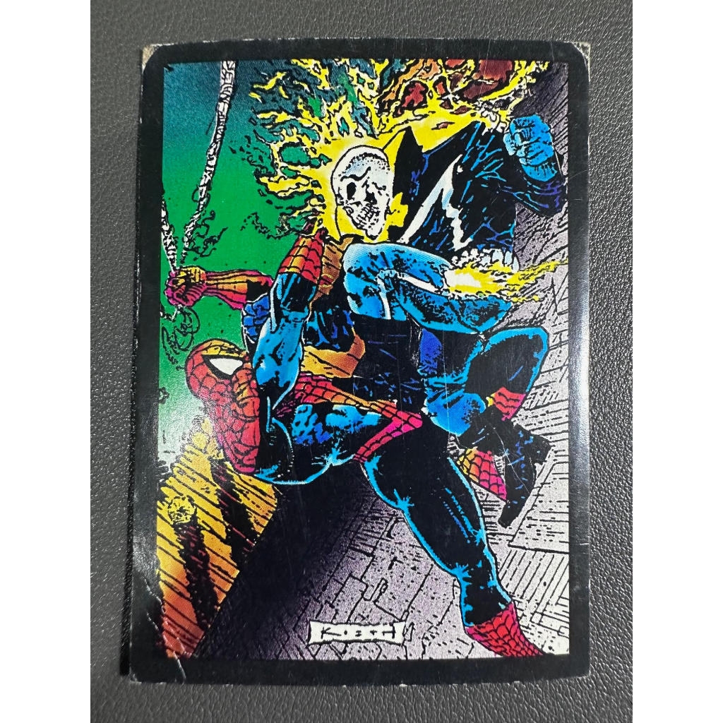 1992 Ghost Rider II Trading Cards #1 Mephisto Dr Strange Spider-Man ...