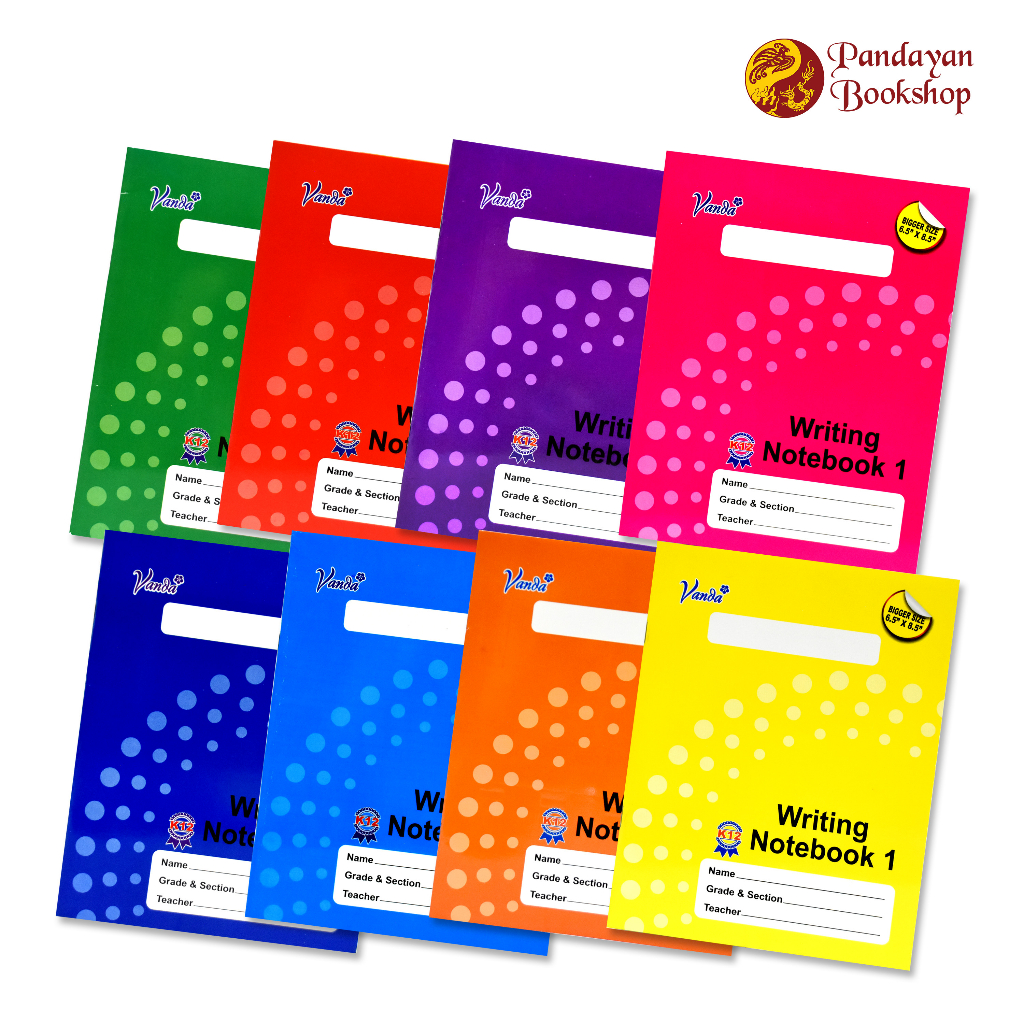 Vanda K-12 Writing Notebook 1 6.5"x8.5" 80 leaves | Shopee Philippines