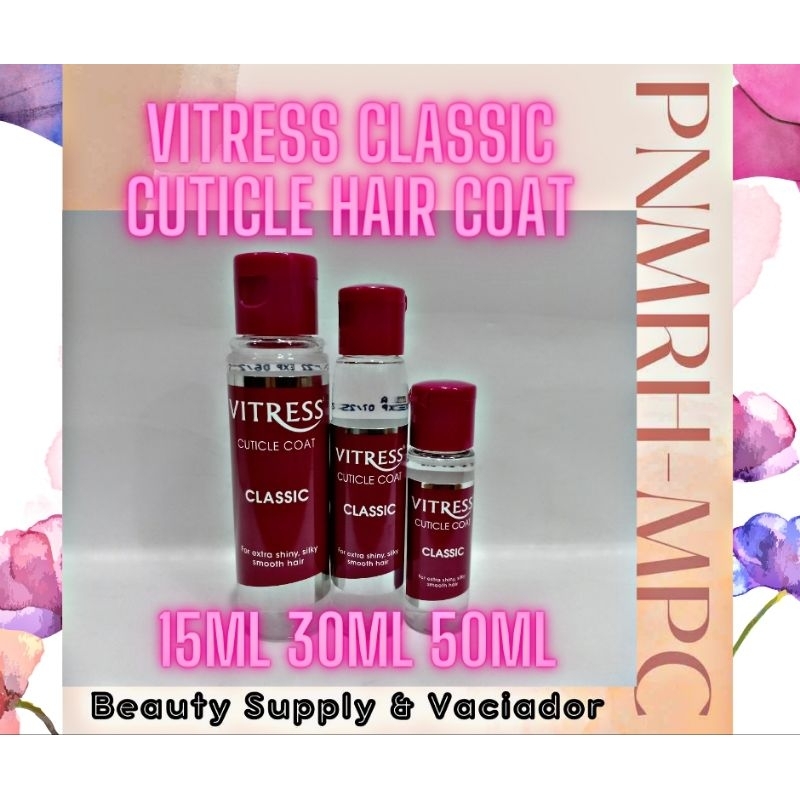 Vitress Cuticle Coat Classic ( 15ml, 30ml & 50ml) | Shopee Philippines