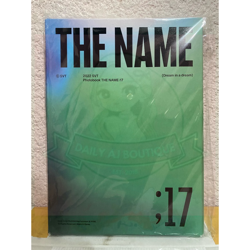 SEVENTEEN THE NAME 17 PHOTOBOOK SEALED | Shopee Philippines