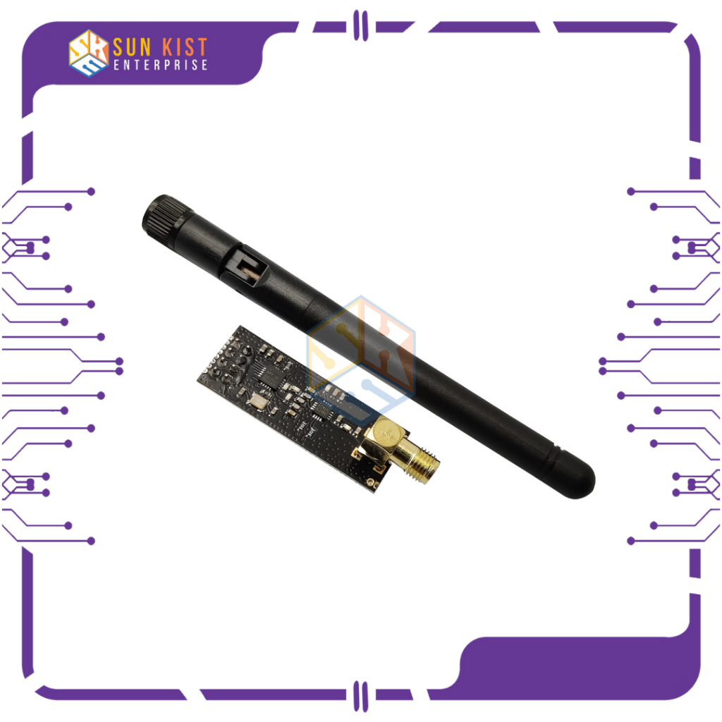 NRF24L01+PA+LNA Wireless Module with Antenna 1000 Meters Long Distance ...