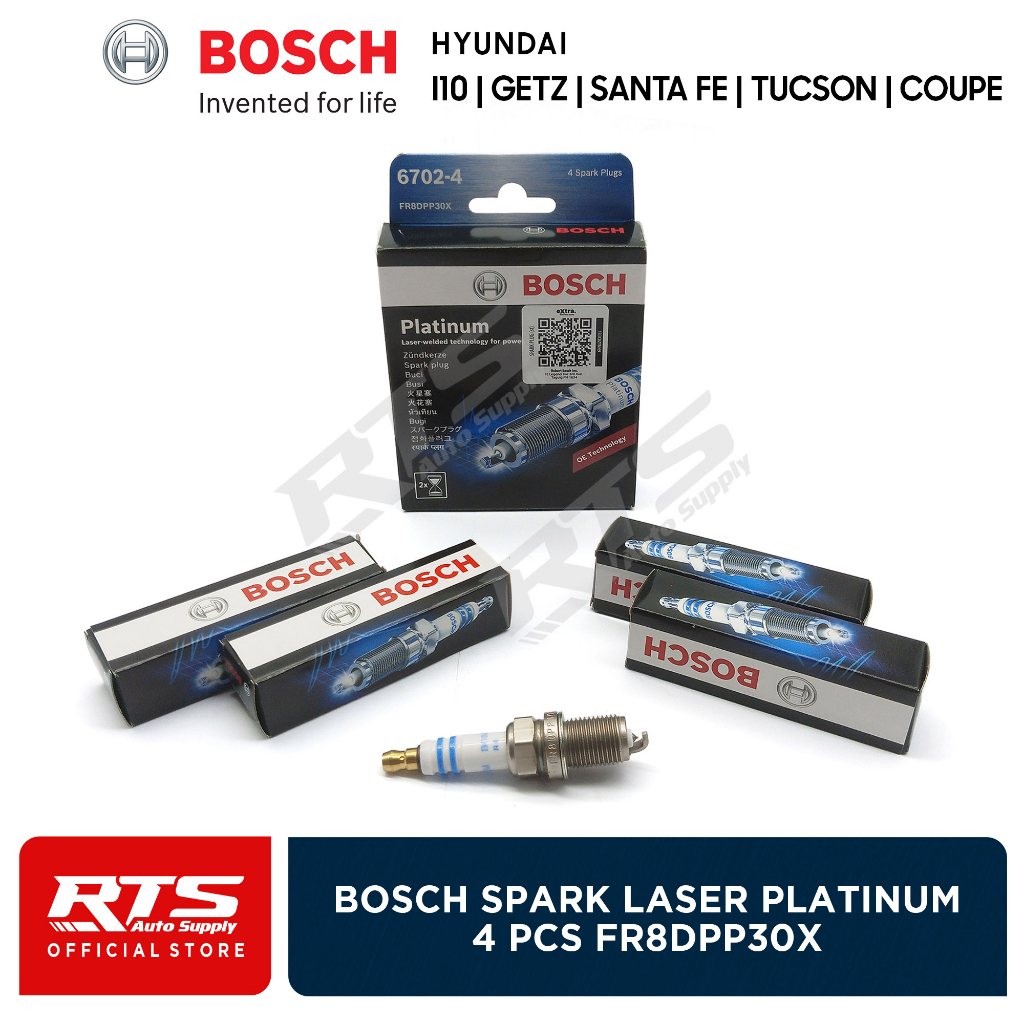 Bosch Platinum Spark Plug Hyundai i10 / Tucson / Santa Fe / Getz GL ...