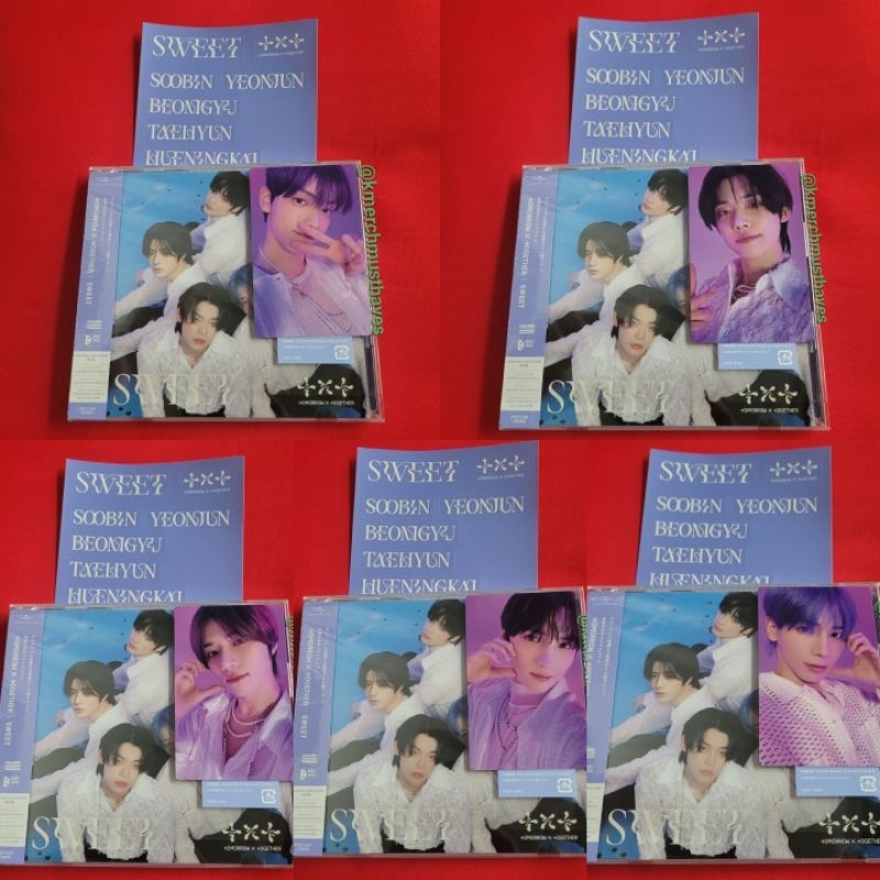 TOMORROW X TOGETHER SWEET JP 2nd ALBUM PRE-ORDER FROM JAPAN TXT YEONJUN ...