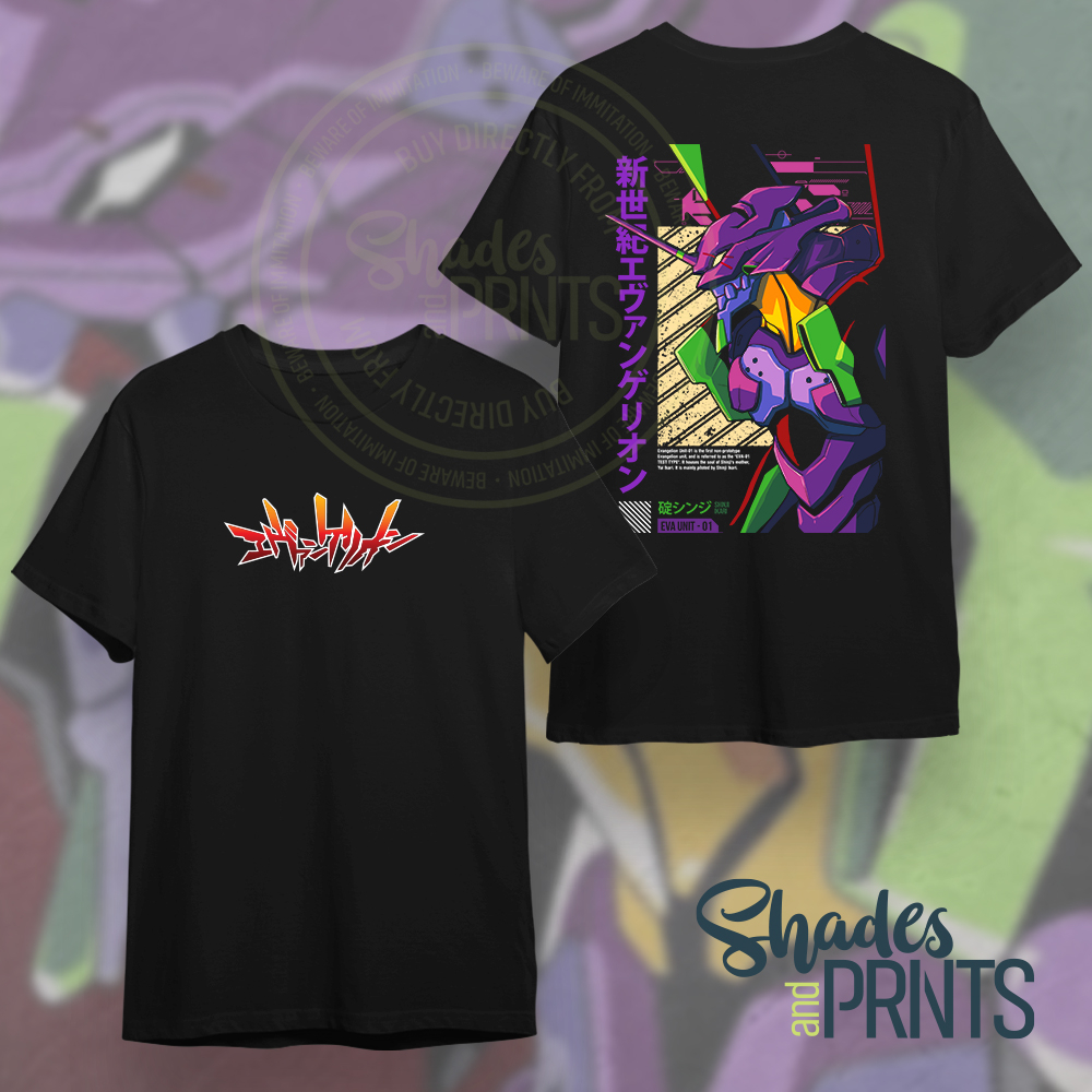 Neon Genesis Evangelion EVA-01 Manga Graphic Classic Anime Customized ...