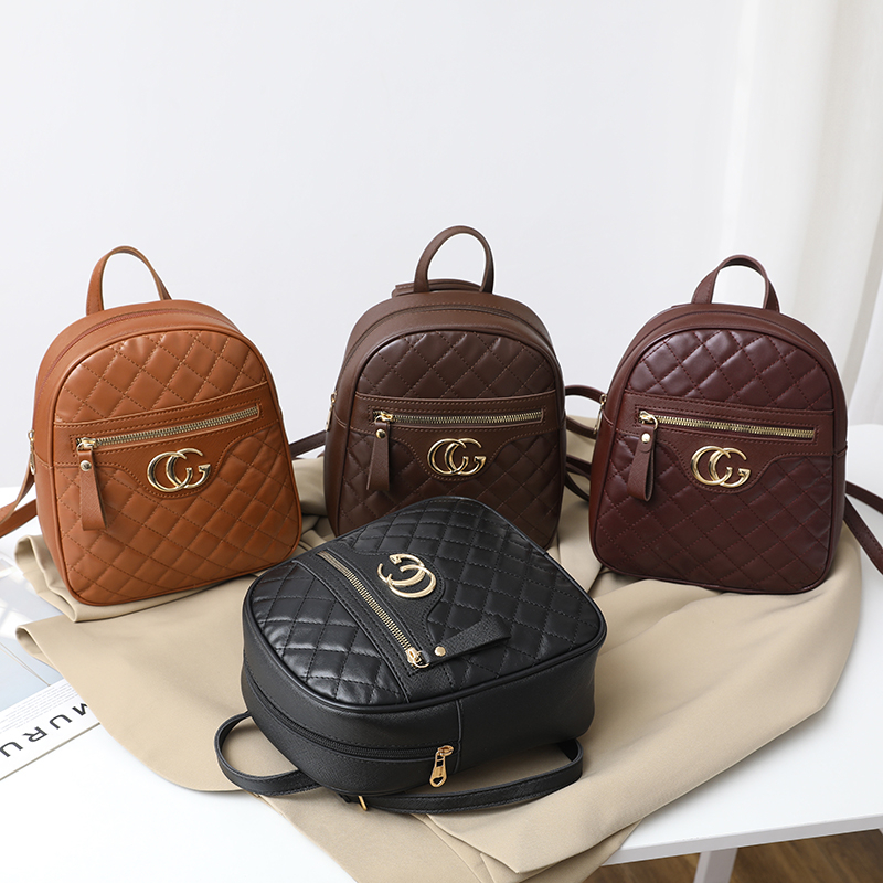 Mumu #6032 Women's Korea Vintage Leather Backpack Shoulder Messenger ...