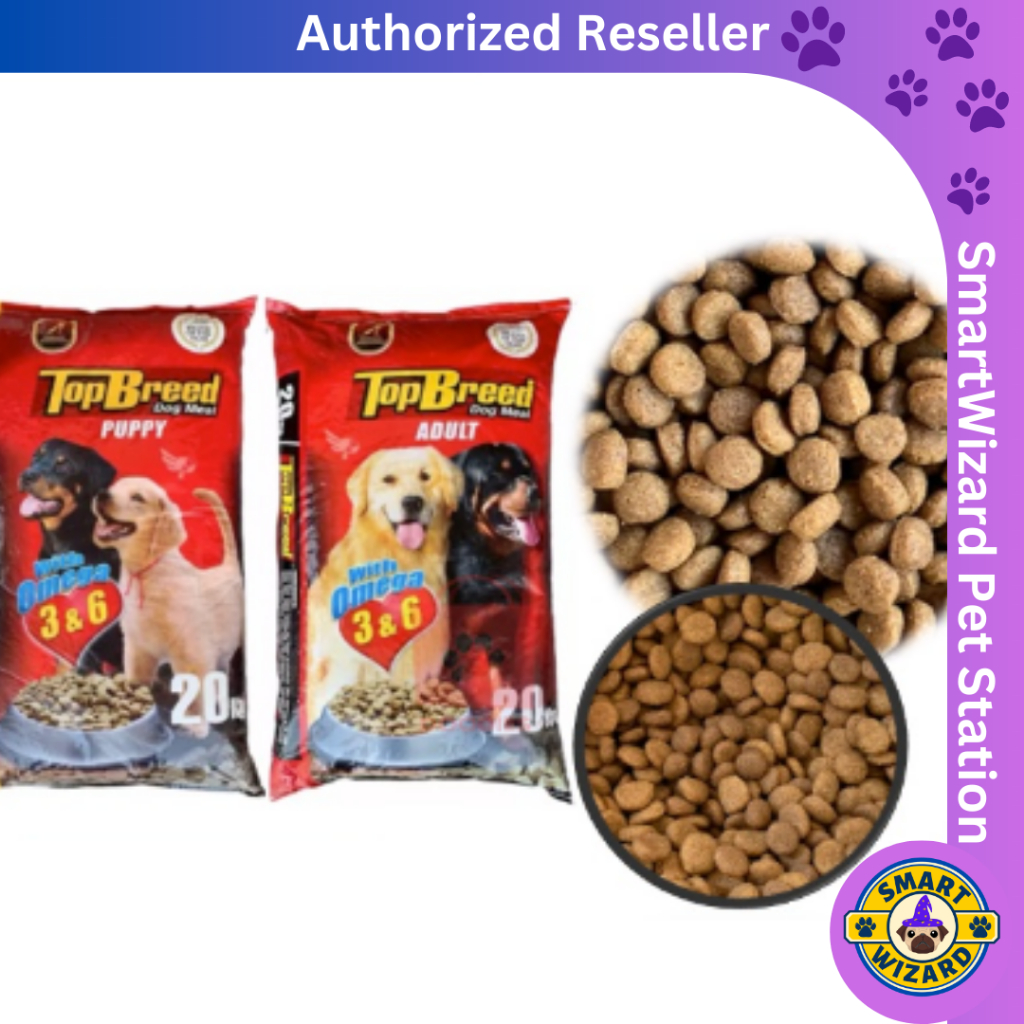 Top Breed For Adult & Puppy Dry Dog Food Repacked 1KG | Shopee Philippines