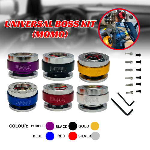 LD MOMO UNIVERSAL ALUMINUM QUICK RELEASE STEERING WHEEL HUB ADAPTER ...