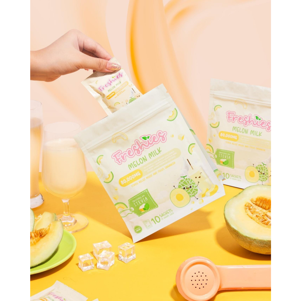 FRESHIES MELON MILK COLLAGEN (with free tumbler) | Shopee Philippines