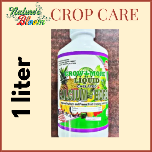 LIQUID CHELATED CALCIUM-BORON FOLIAR FERTILIZER (1 LITER) BY GROW MORE ...