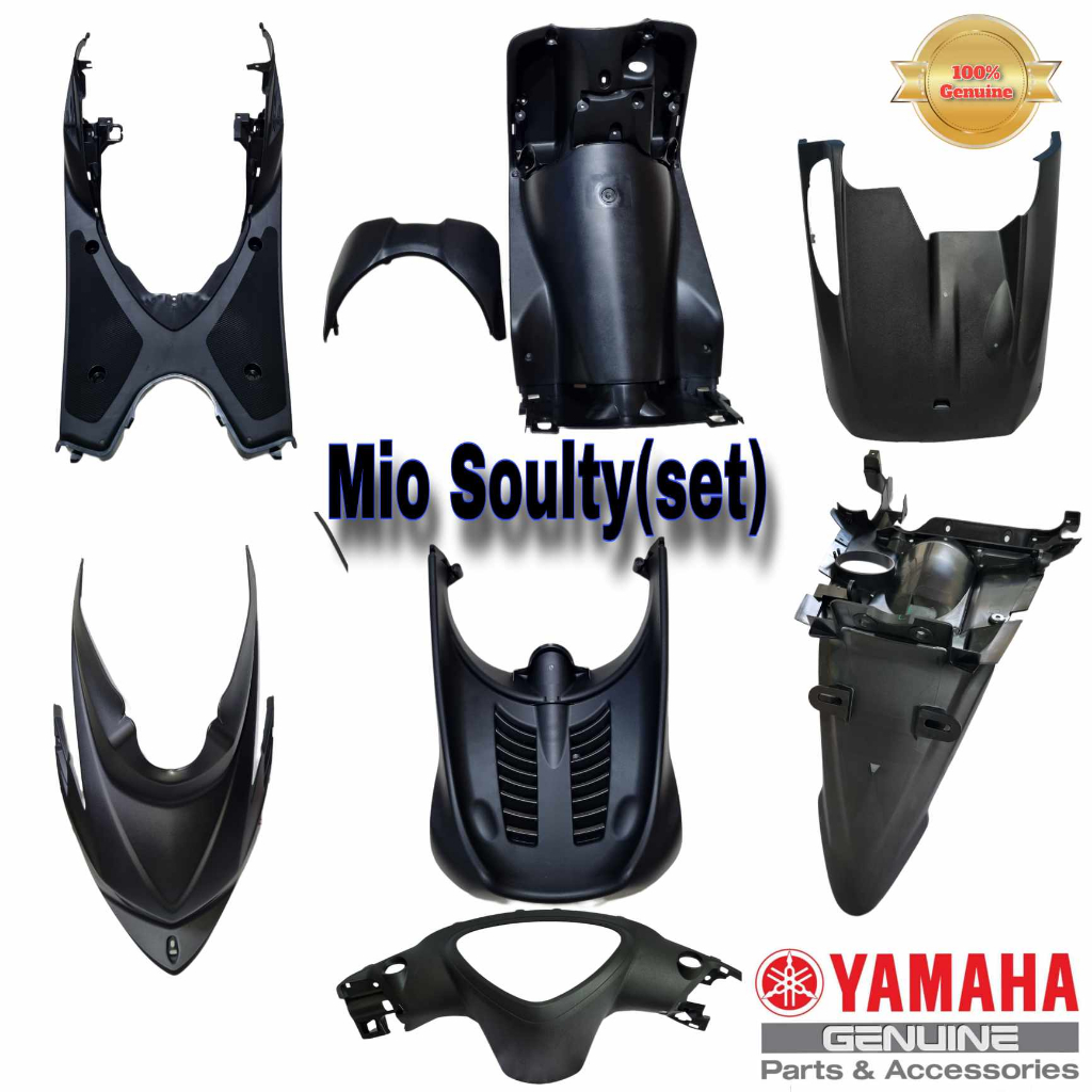 Yamaha mio soulty set footboard araro bangka dibdib w/bulsa engine ...