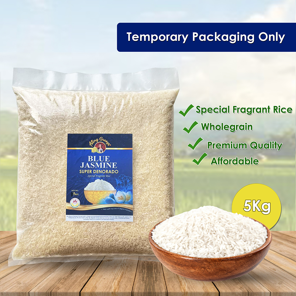 Aling Grasya Blue Jasmine Super Denorado Rice 5KG | Shopee Philippines