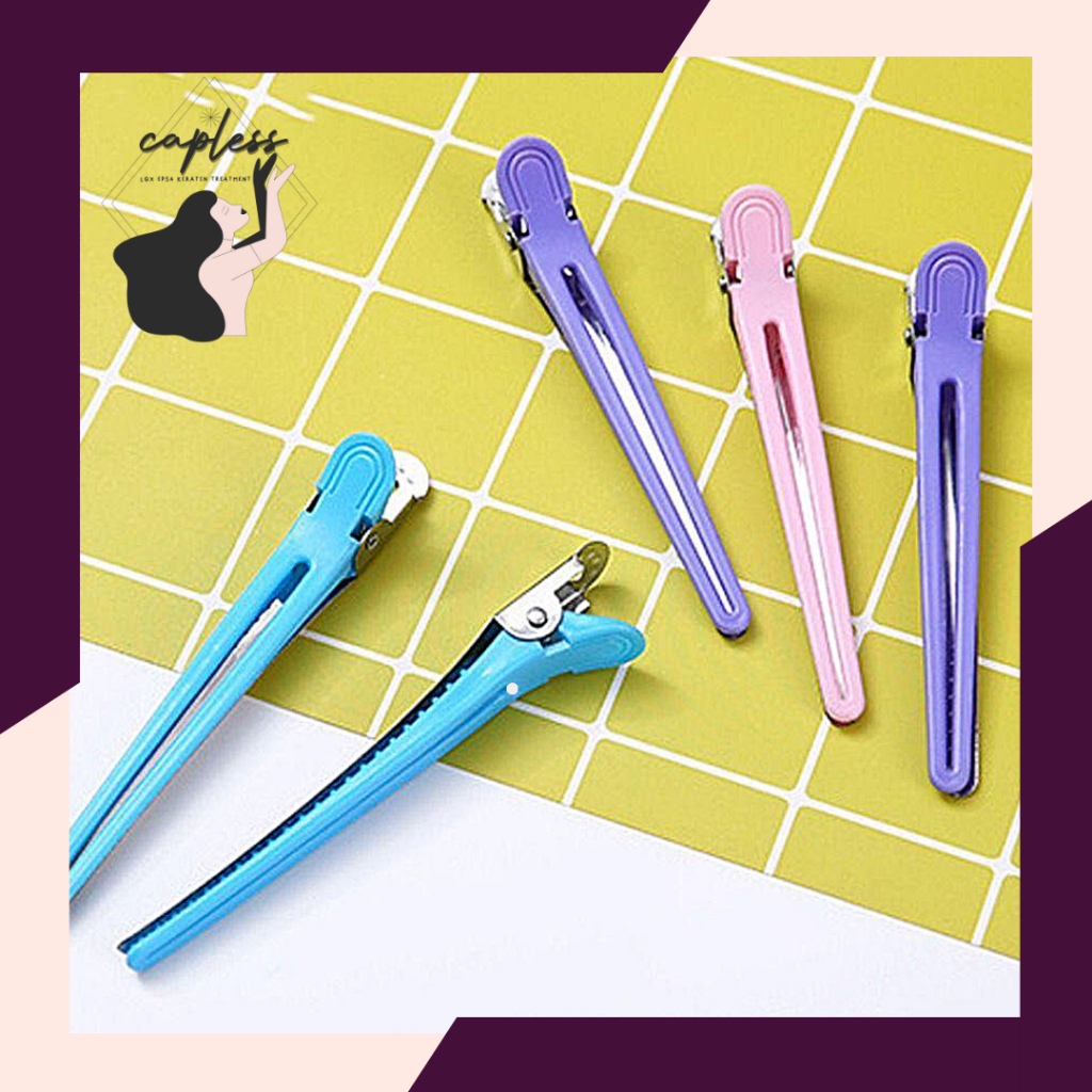 12PCS SET Hairpins Single Prong Hair Cutting Section Hairstyle Clips ...