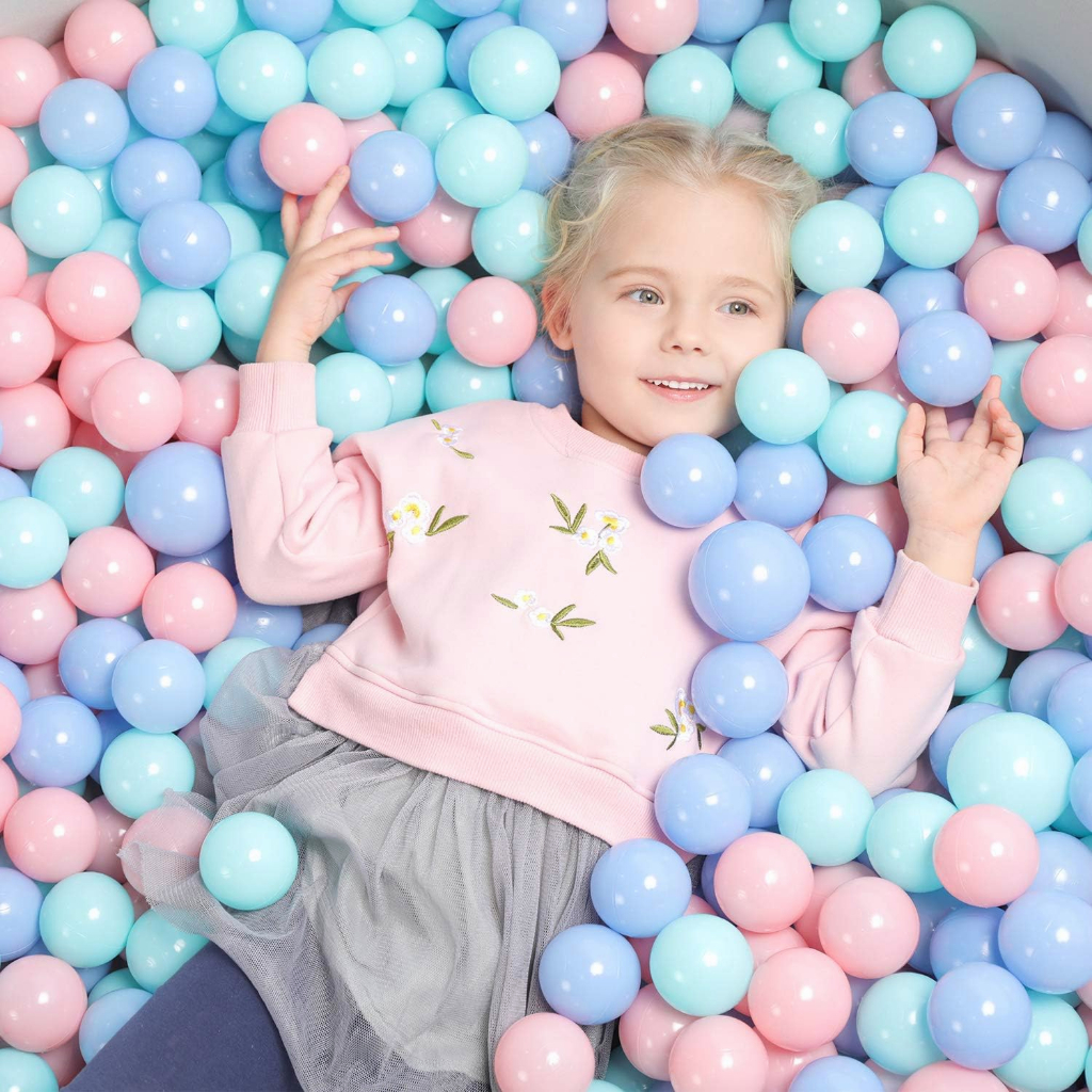 50pcs Stress balls Toy For Kids Colorful Ocean Balls Baby Play Balls ...
