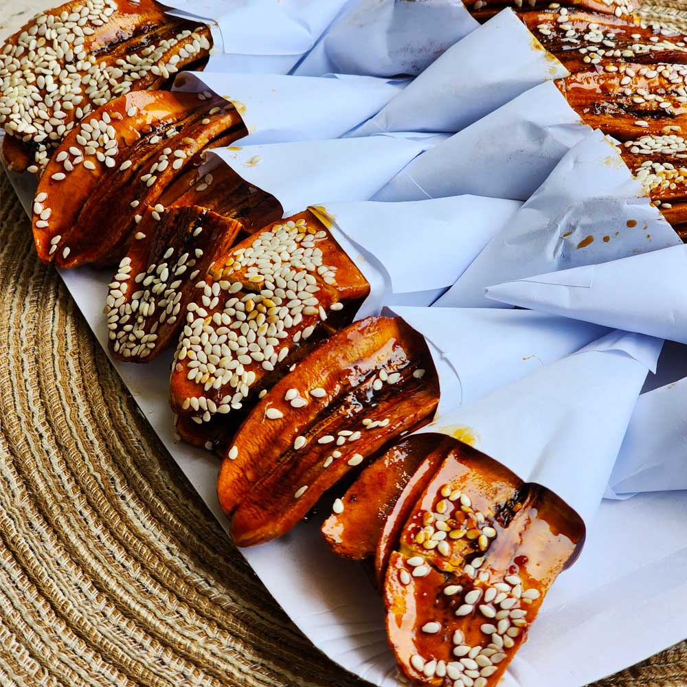 Pinasugbo 115 grams | Merzci Pasalubong | 12 Pieces | Banana Strips ...