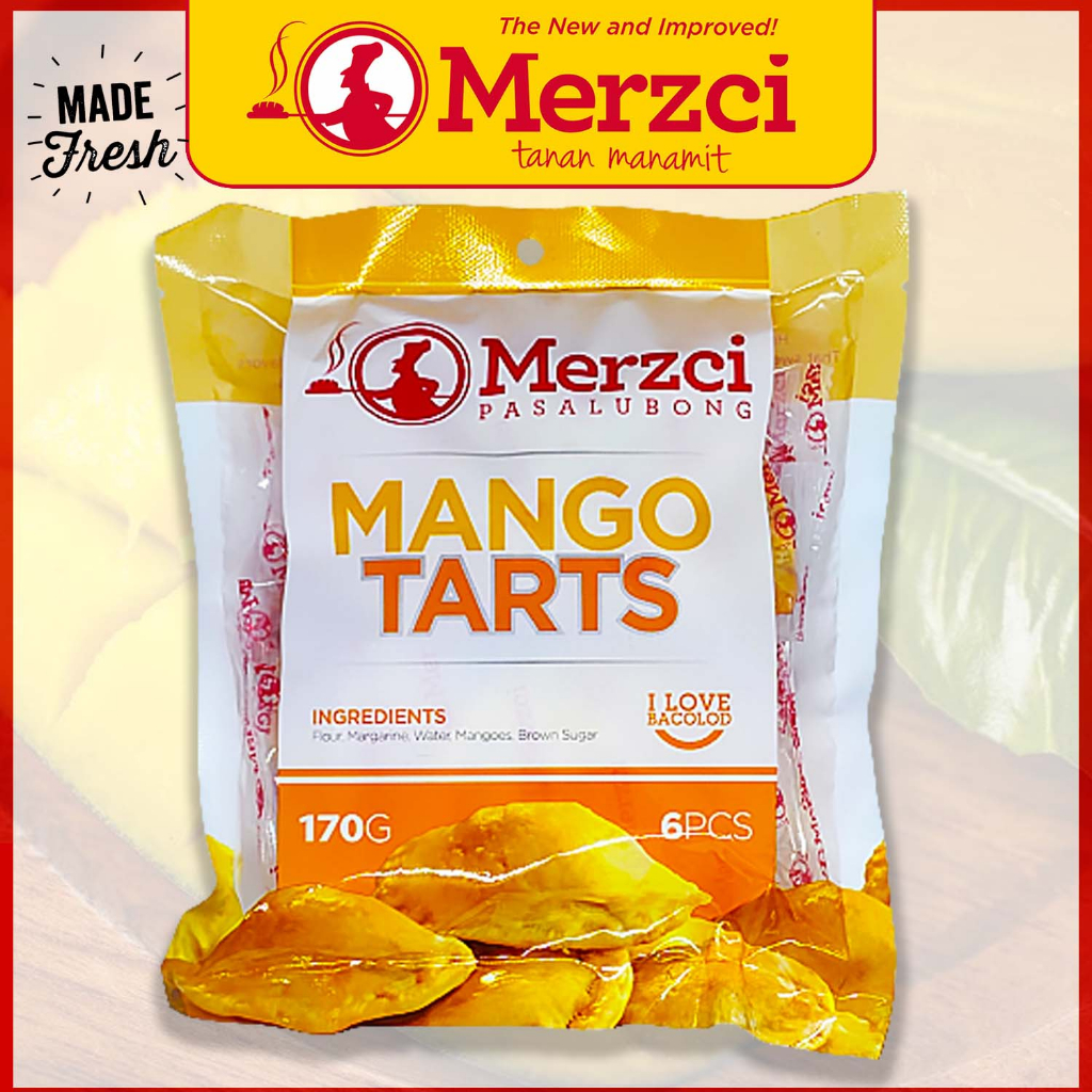 Mango Tarts 170 grams | Merzci Bacolod Pasalubong | 6 Pieces | Iloilo's ...